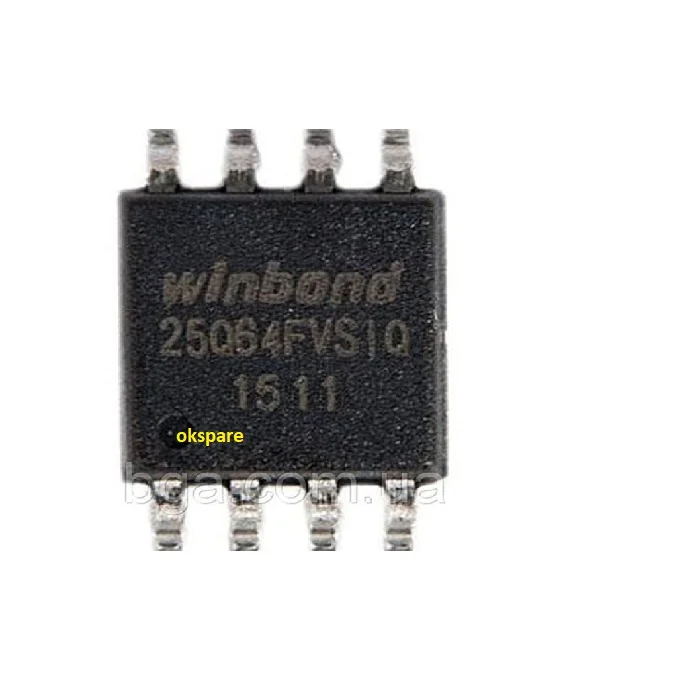 W25Q64FV BIOS IC 8 MB HP, Dell, Lenovo, Acer, and ASUS